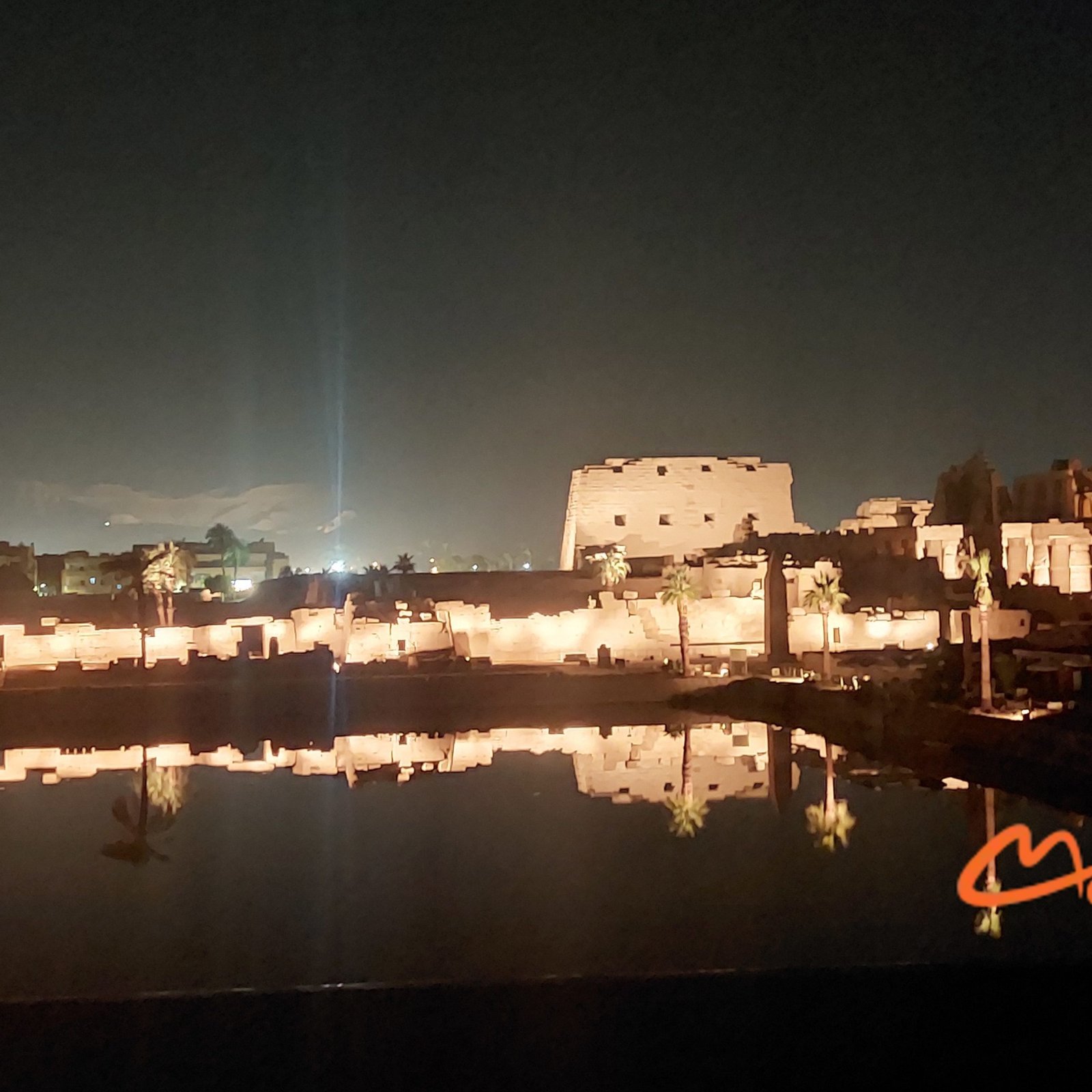 Light and Sound Show at Karnak Temple – Evening in Luxor